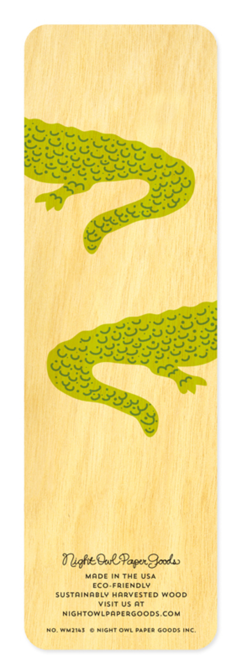 Alligator • Bookmark ‹ Desk « Night Owl Paper Goods — Stationery & Wood ...