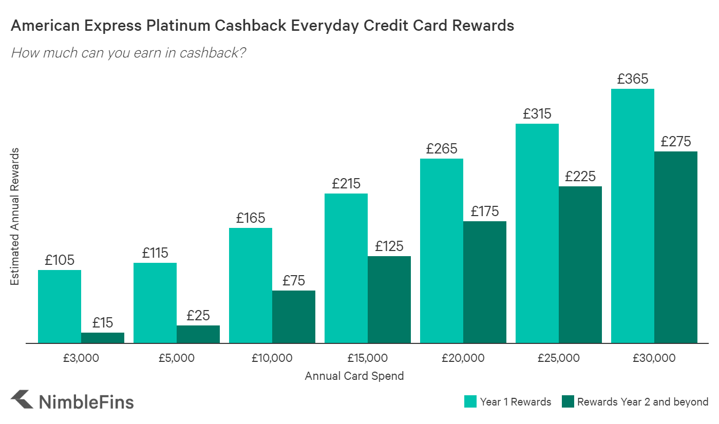 Platinum Cashback Everyday Credit Card from American Express: No Fee ...