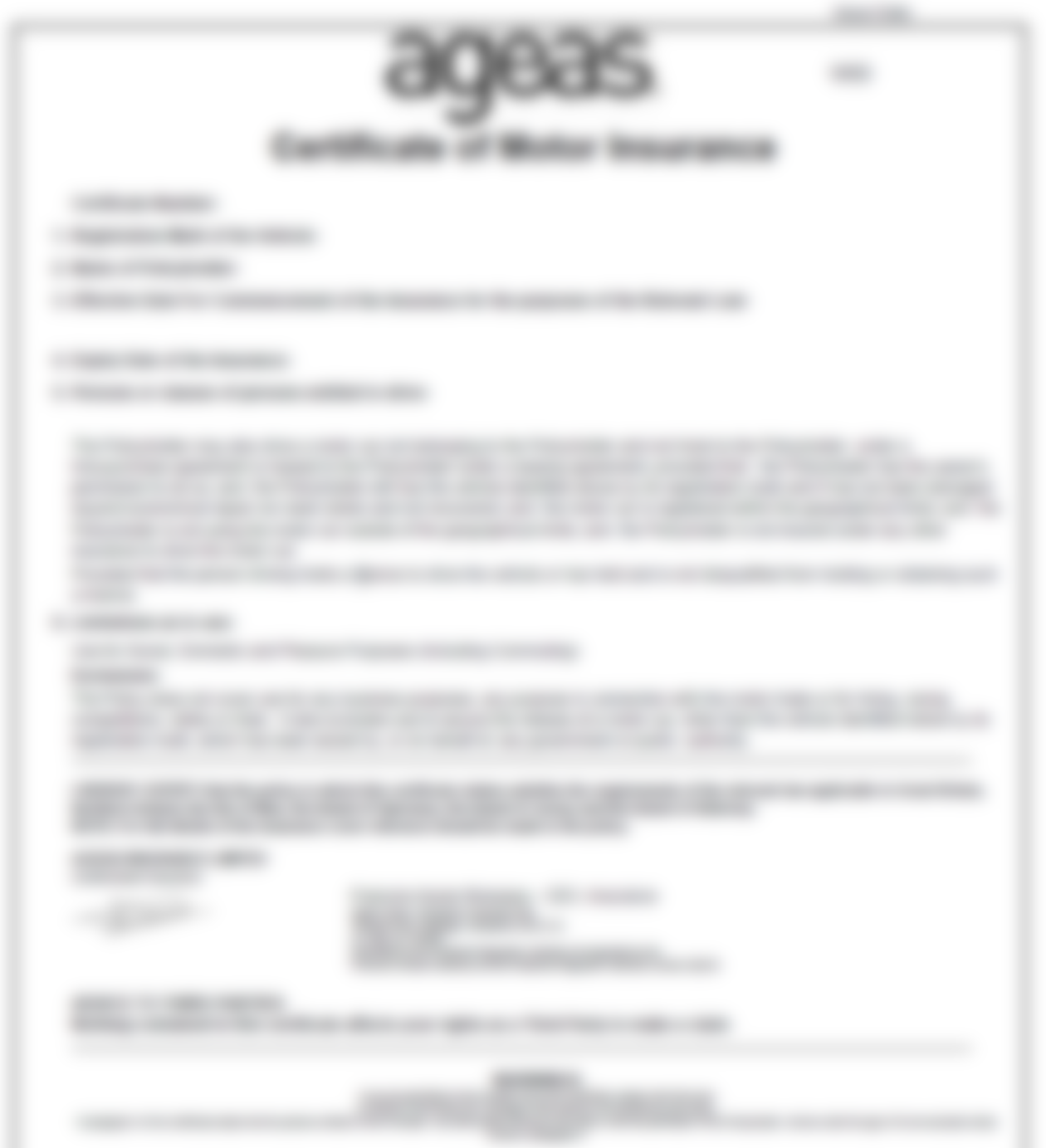 What is a Certificate of Motor Insurance? (and when you need it ...