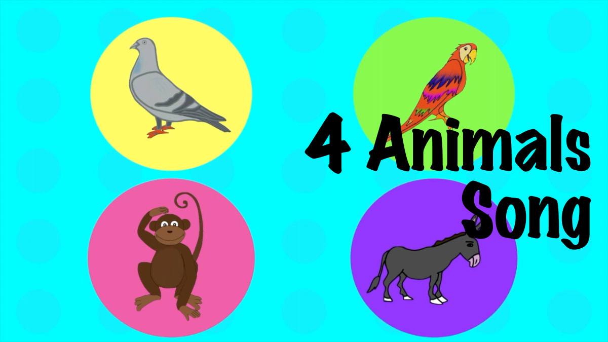 Watch 4 Animals Song by Punjabi Kids TV on Nishaani