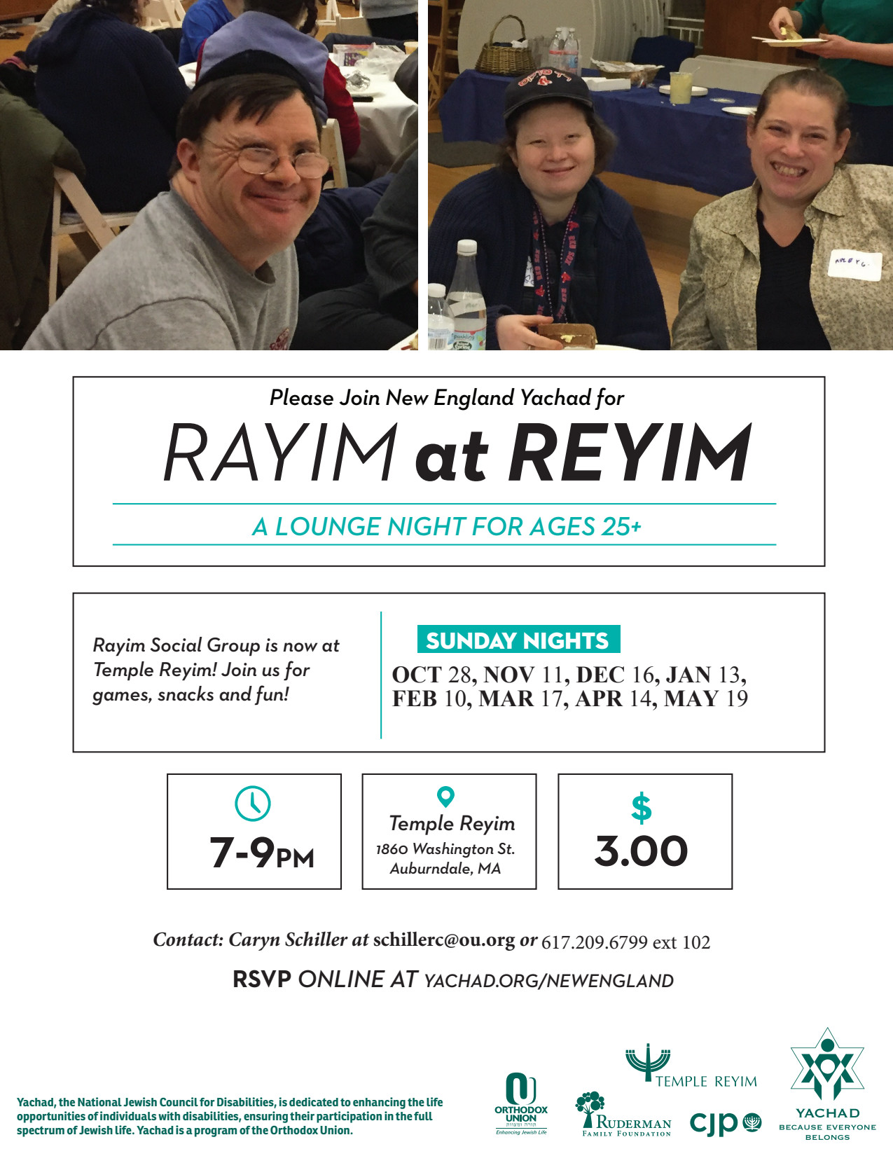 Rayim at Reyim| Yachad Events