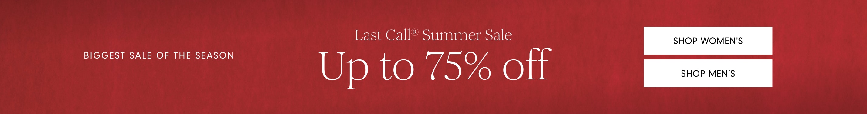 Neiman Marcus Last Call: Sale on Women's, Men's, Kids & Home | Neiman ...