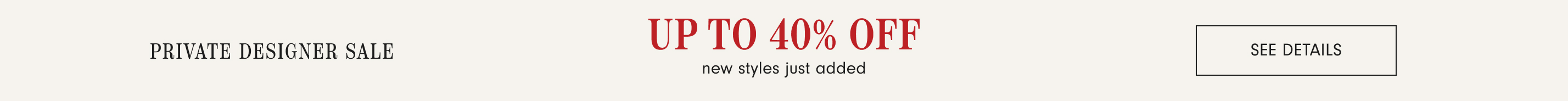 Private Access up to 40% off Sale at Neiman Marcus