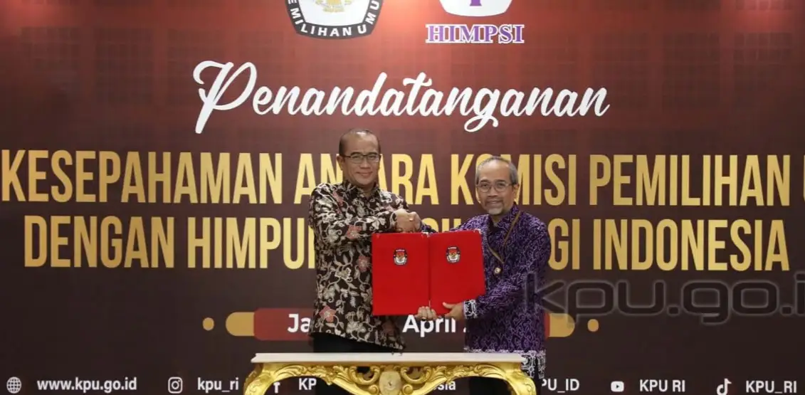 Komisi Pemilihan Umum, Resmi Menjalin kerja Sama Dengan Himpunan ...