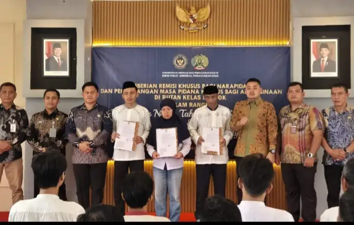 RATUSAN NARAPIDANA RUTAN DEPOK TERIMA REMISI IDUL FITRI 2025 – Nasionalnews