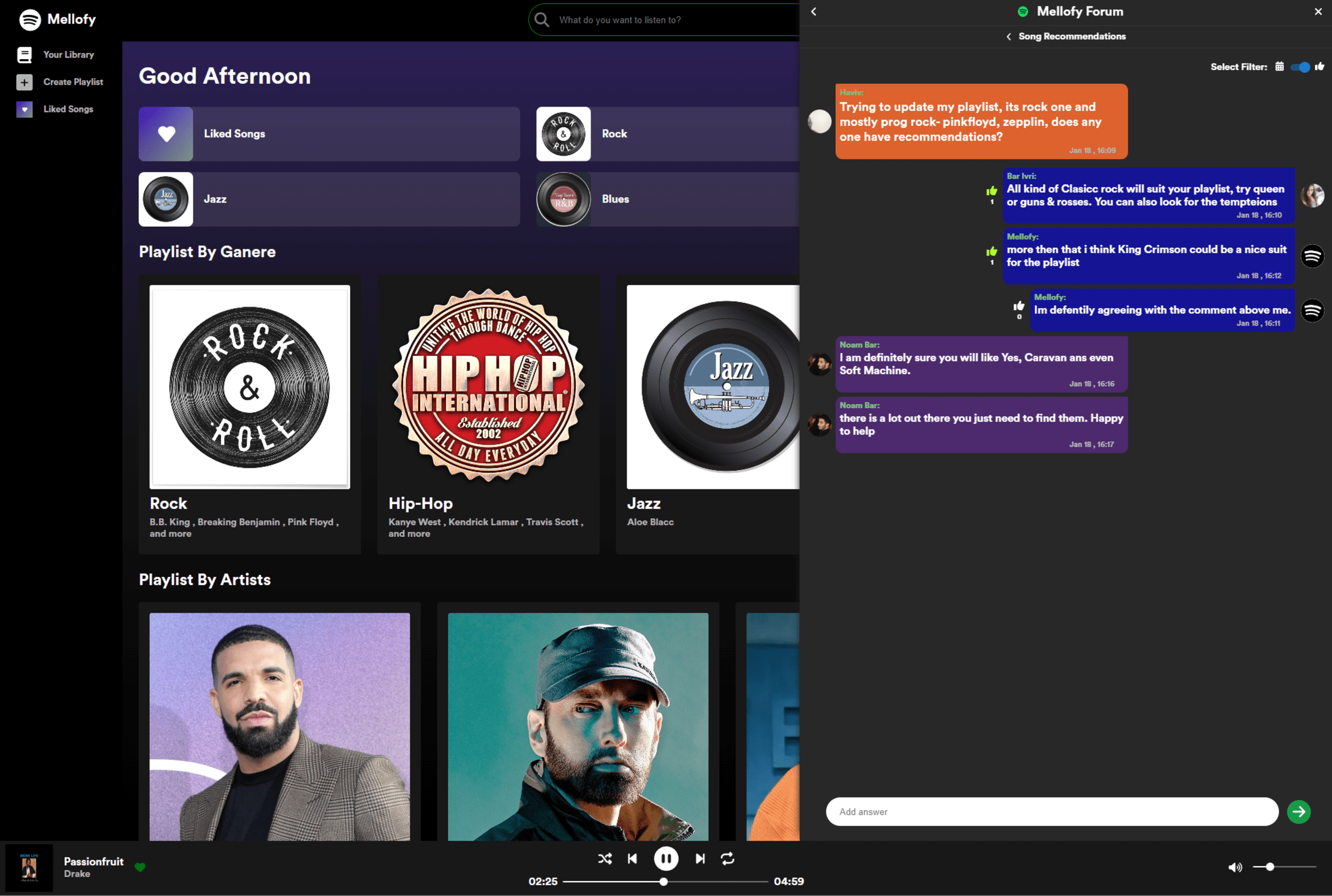 GitHub - NoamBar207/Spotify-Clone