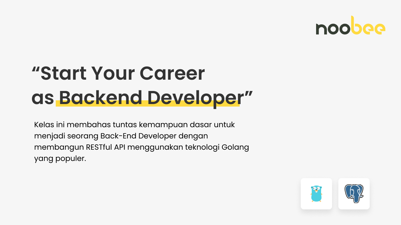 Bootcamp Online Golang Basic | NooBeeID