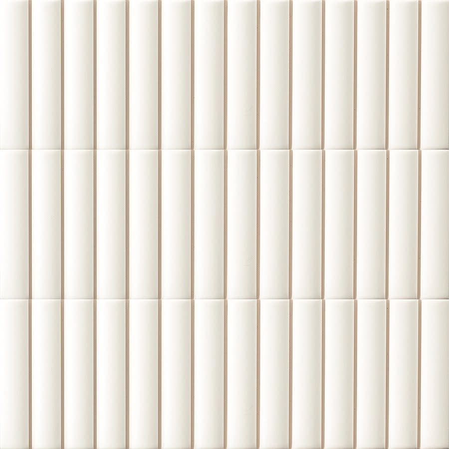 Fluted White 10x30 Fliser - Norfloor