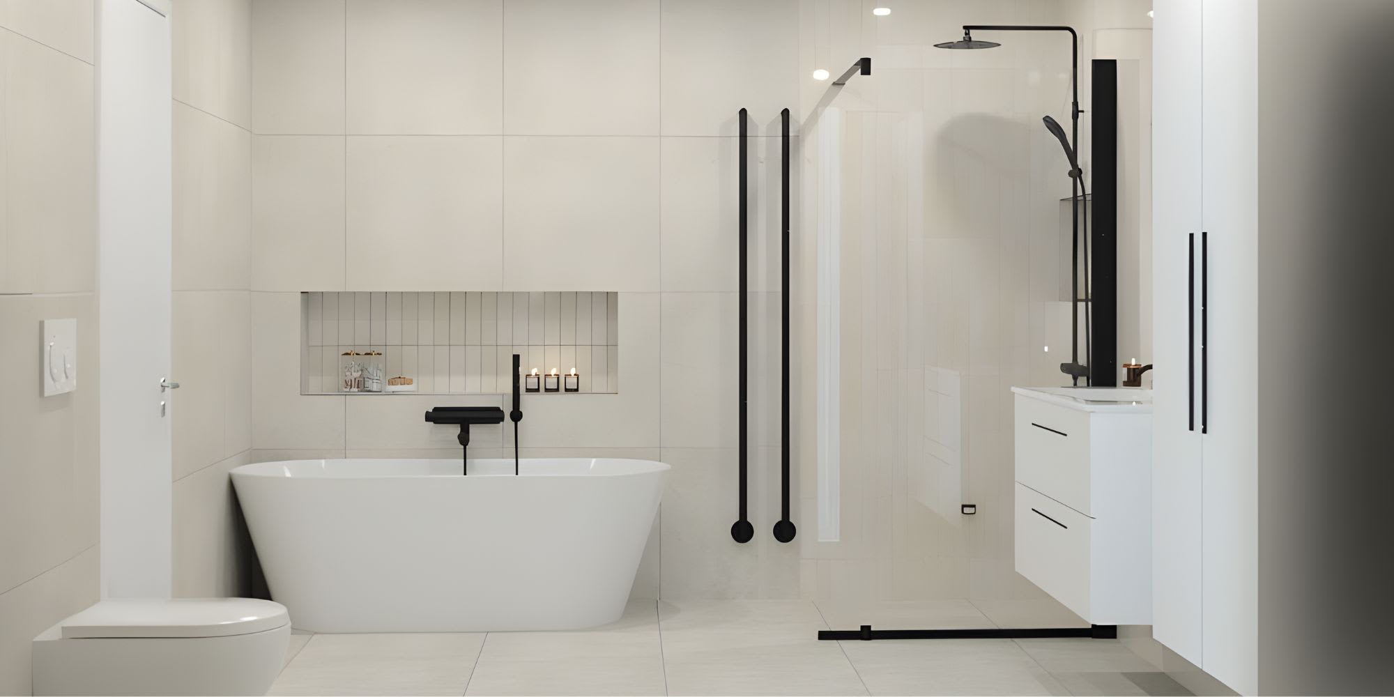 Lyst & Praktisk Baderomspakke | Handle hos Norfloor