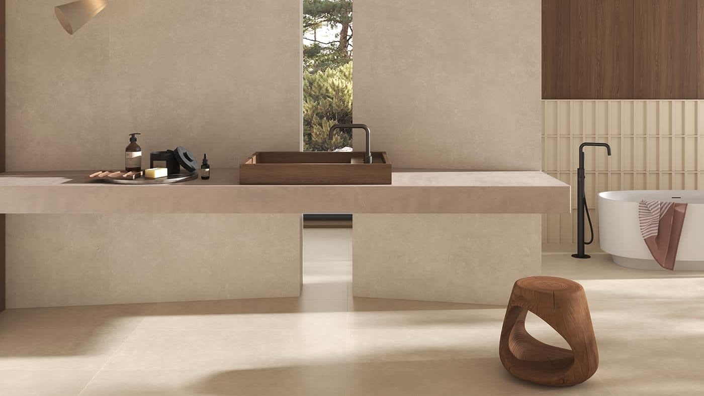 Less fliser: Minimalistisk ro til ditt baderom.