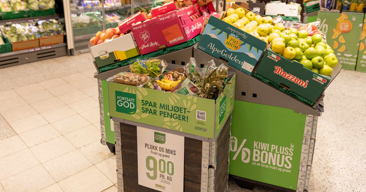Nå får du kjøpt nedpriset frukt og grønt i alle KIWI-butikker | KIWI