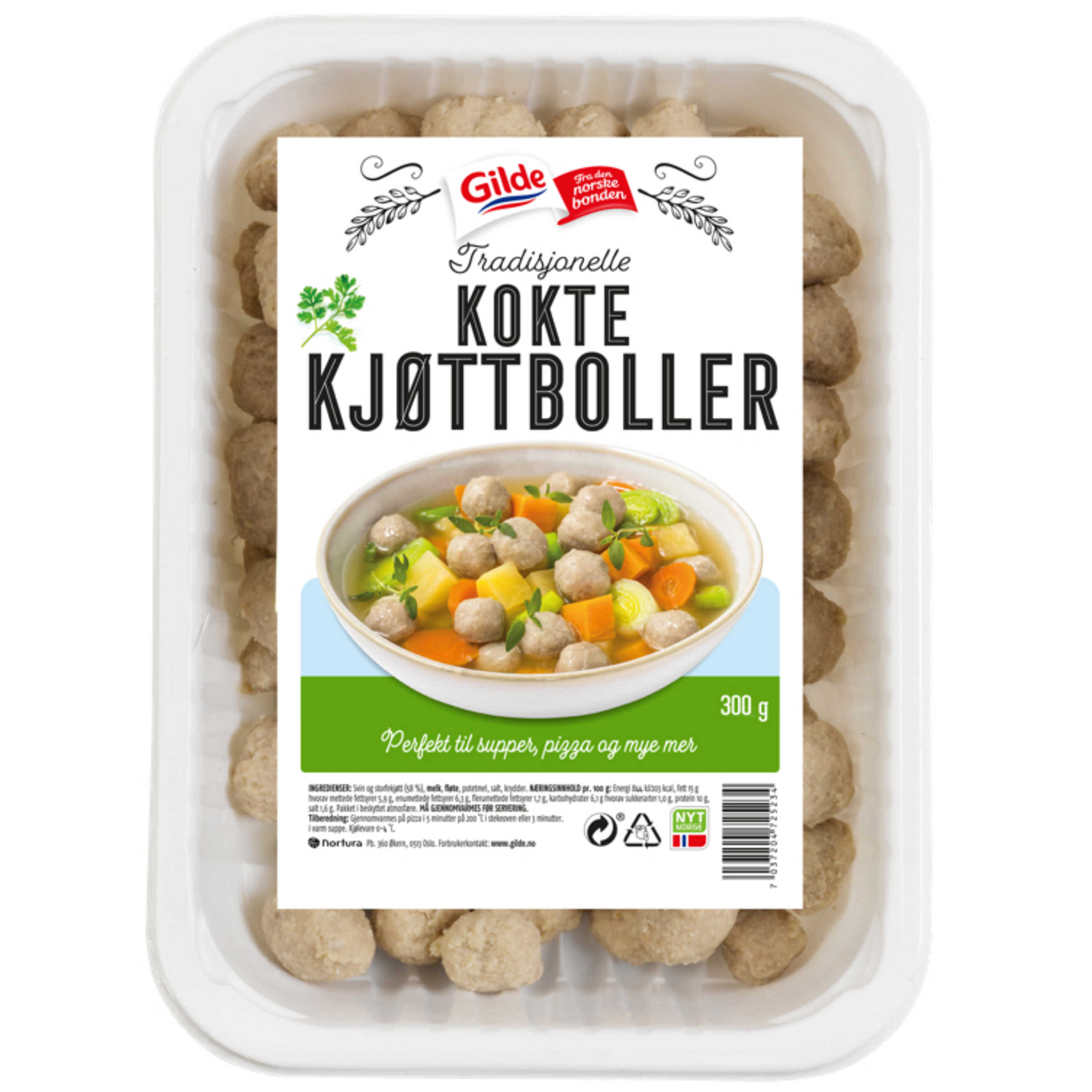 Kjøttboller - Kokt 300g Gilde | Meny.no