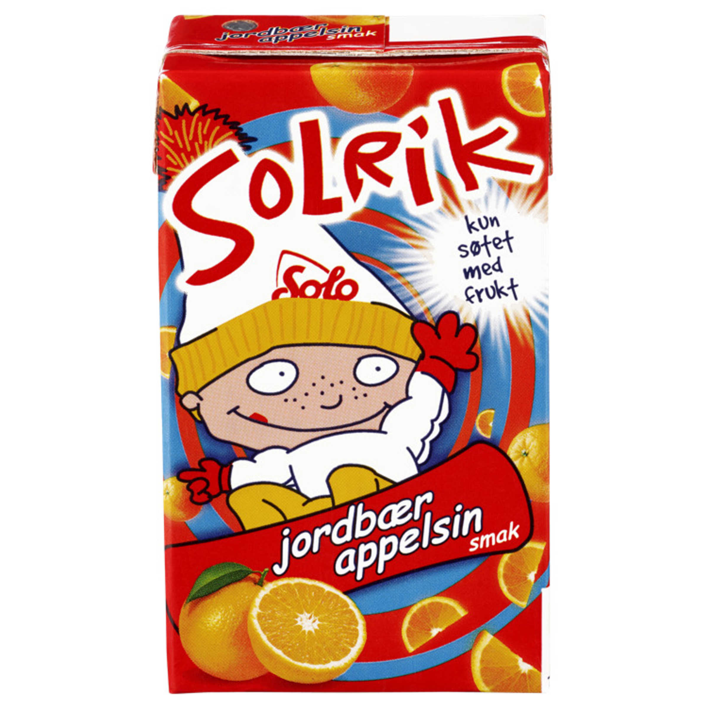 Solrik - Jordbær/Appelsin Lettere 0,25l | Meny.no