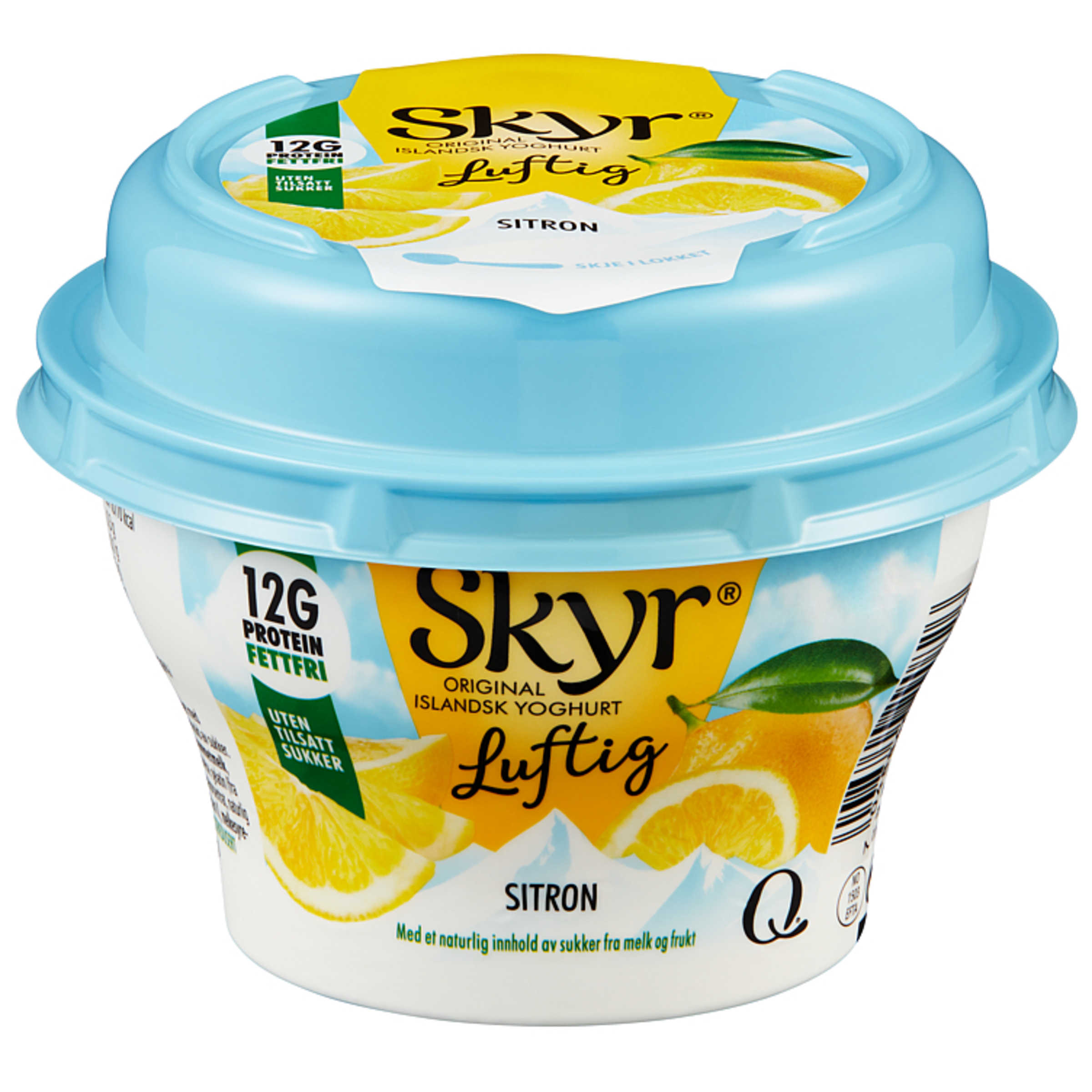 Skyr Luftig - Sitron 130g Q | Meny.no