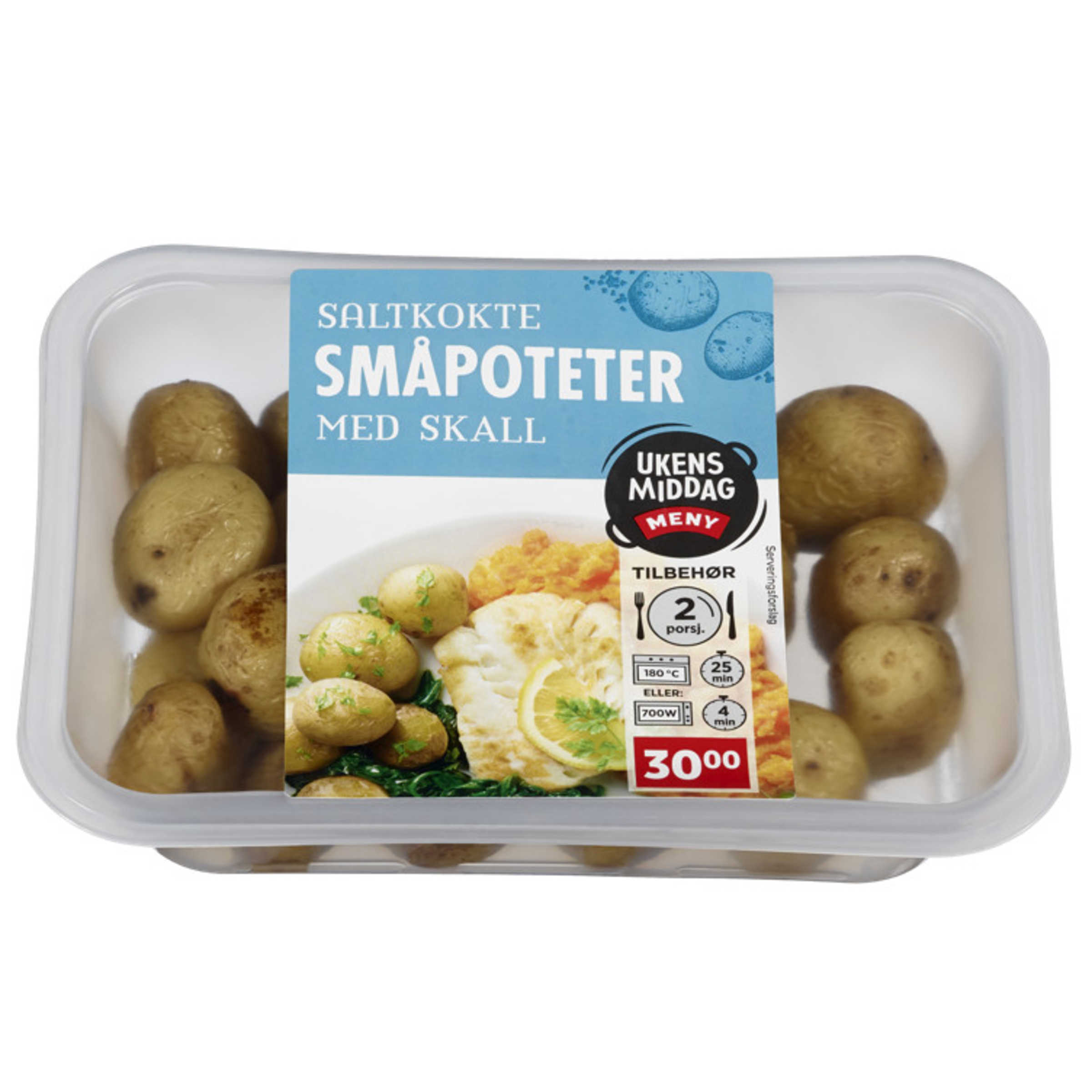 Småpoteter - Saltkokte 300g Meny | Meny.no