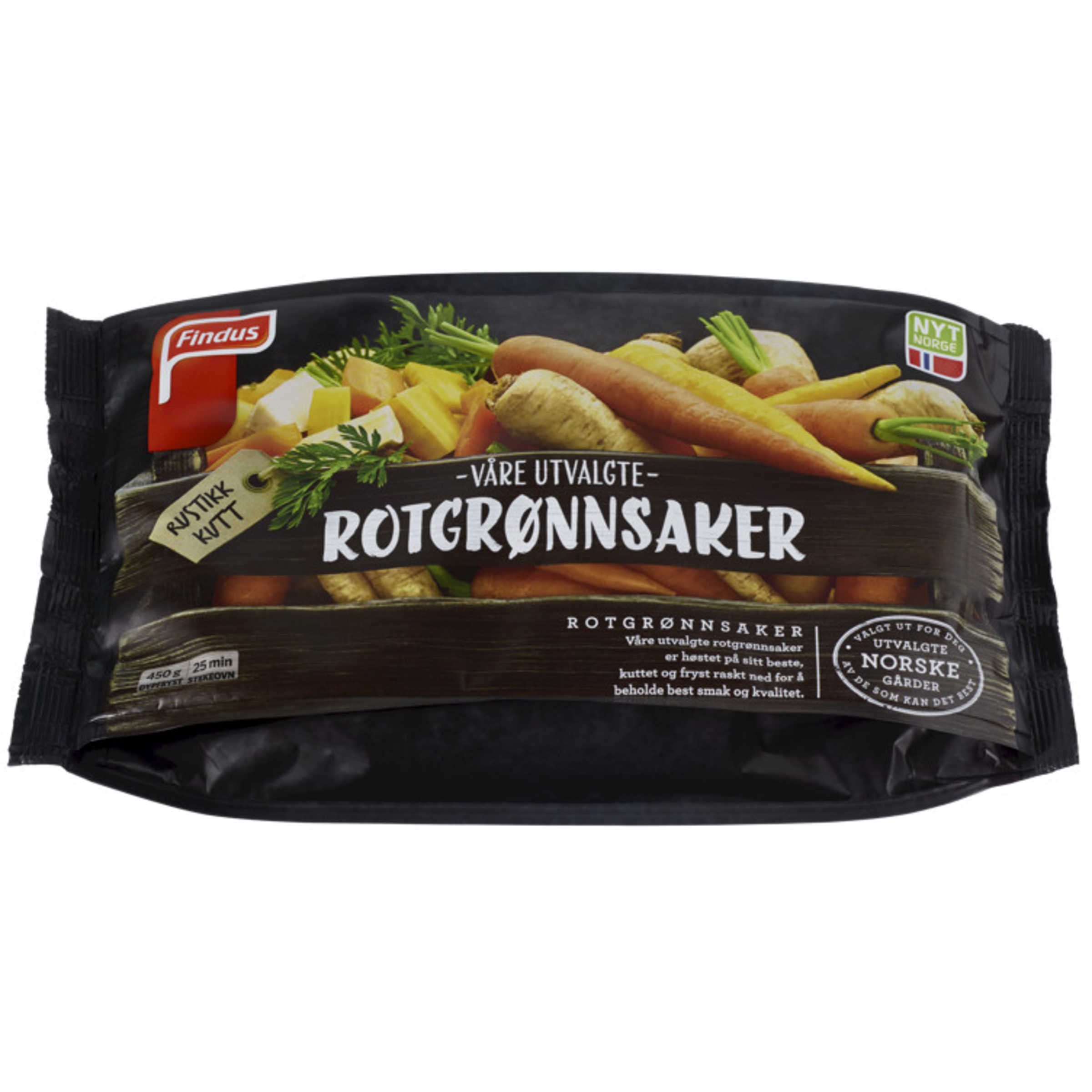 Rotgrønnsaker - Rustikk 450g Findus | Meny.no