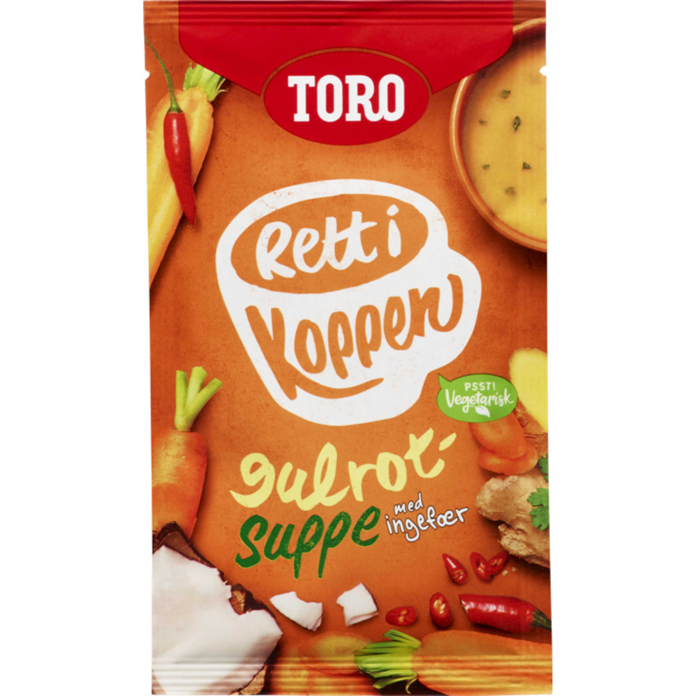 Suppe Gulrot - 22g Rett i Koppen | Meny.no