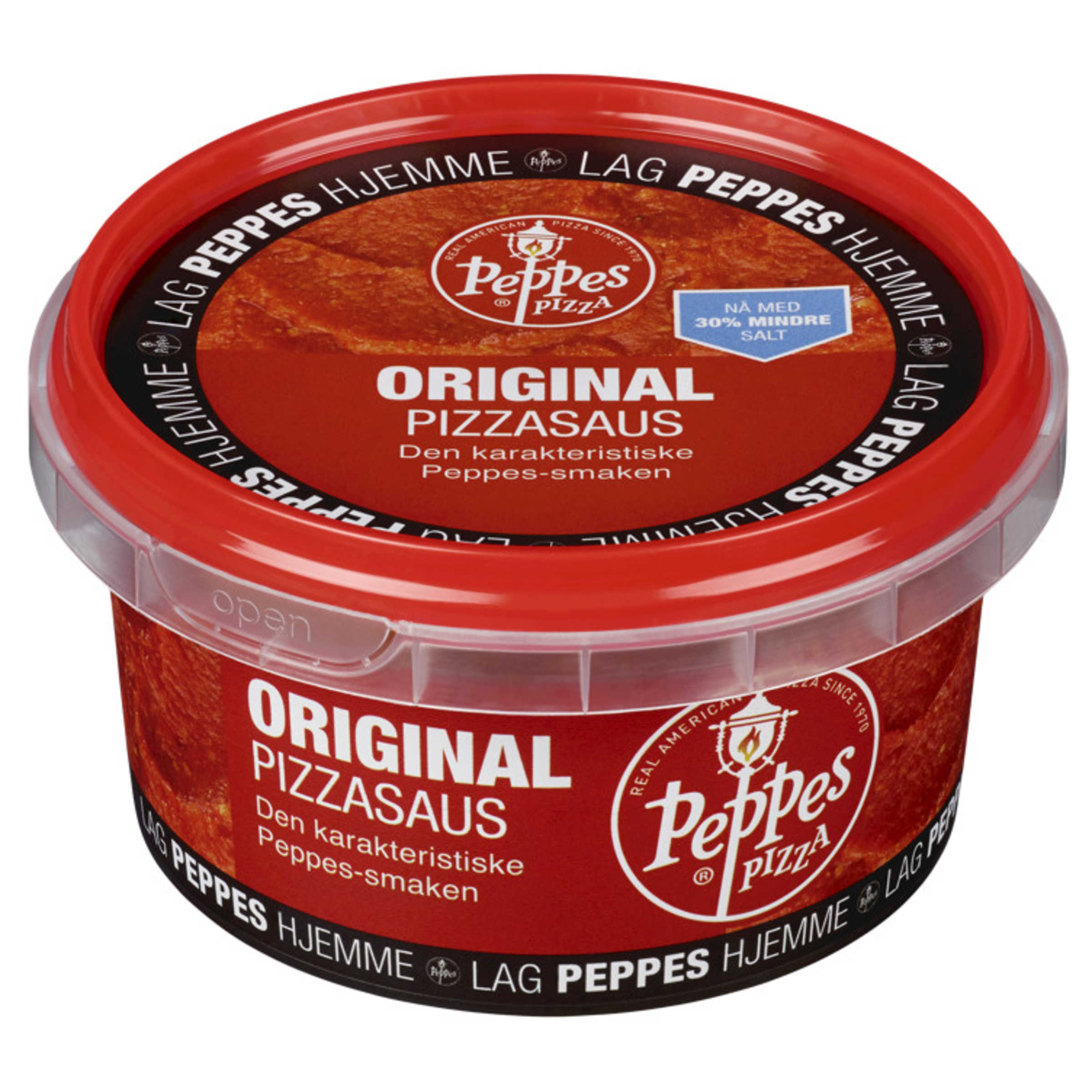 Pizzasaus - Original 180g Peppes | Meny.no