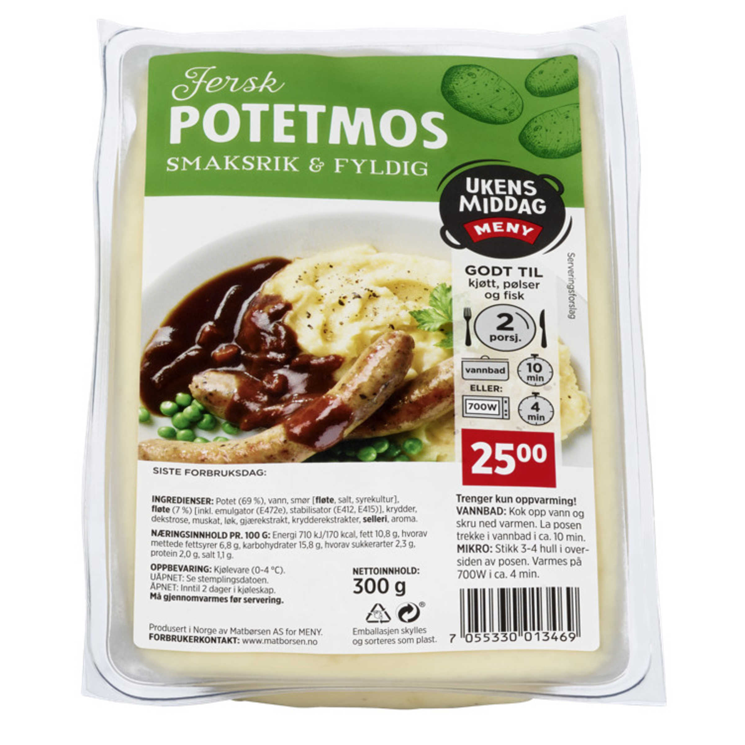 Potetmos - 300g Meny | Meny.no