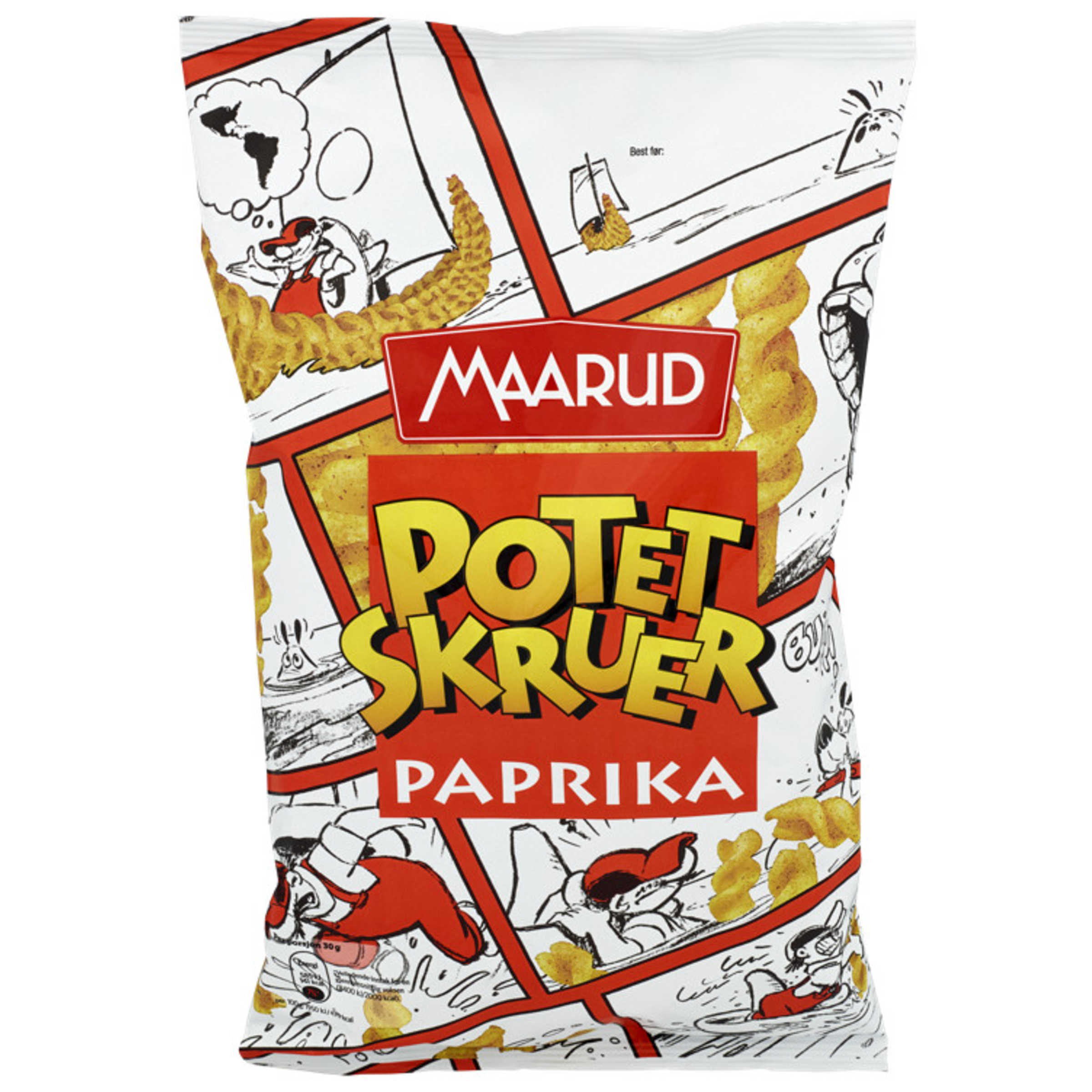 Potetskruer - Paprika 90g Maarud | Meny.no