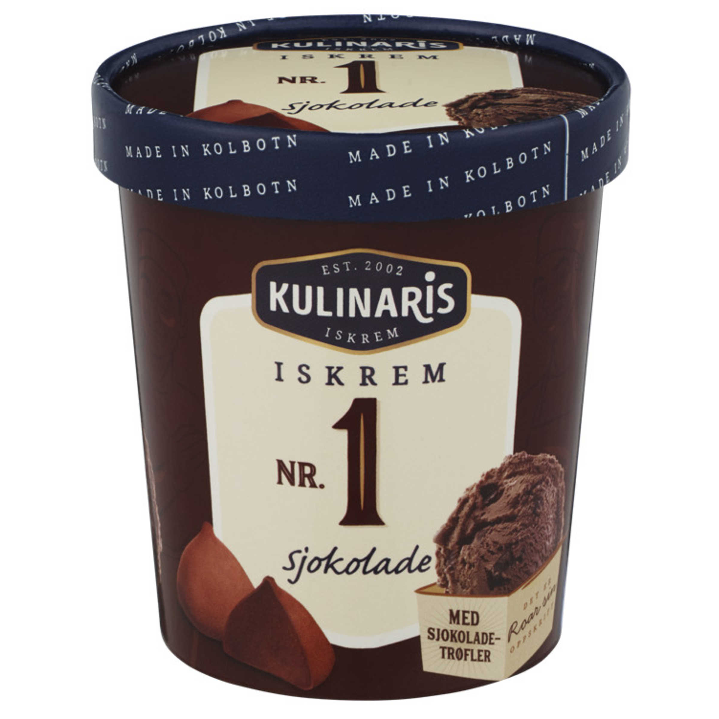 Kulinaris Iskrem - Sjokolade 0,5l | Meny.no