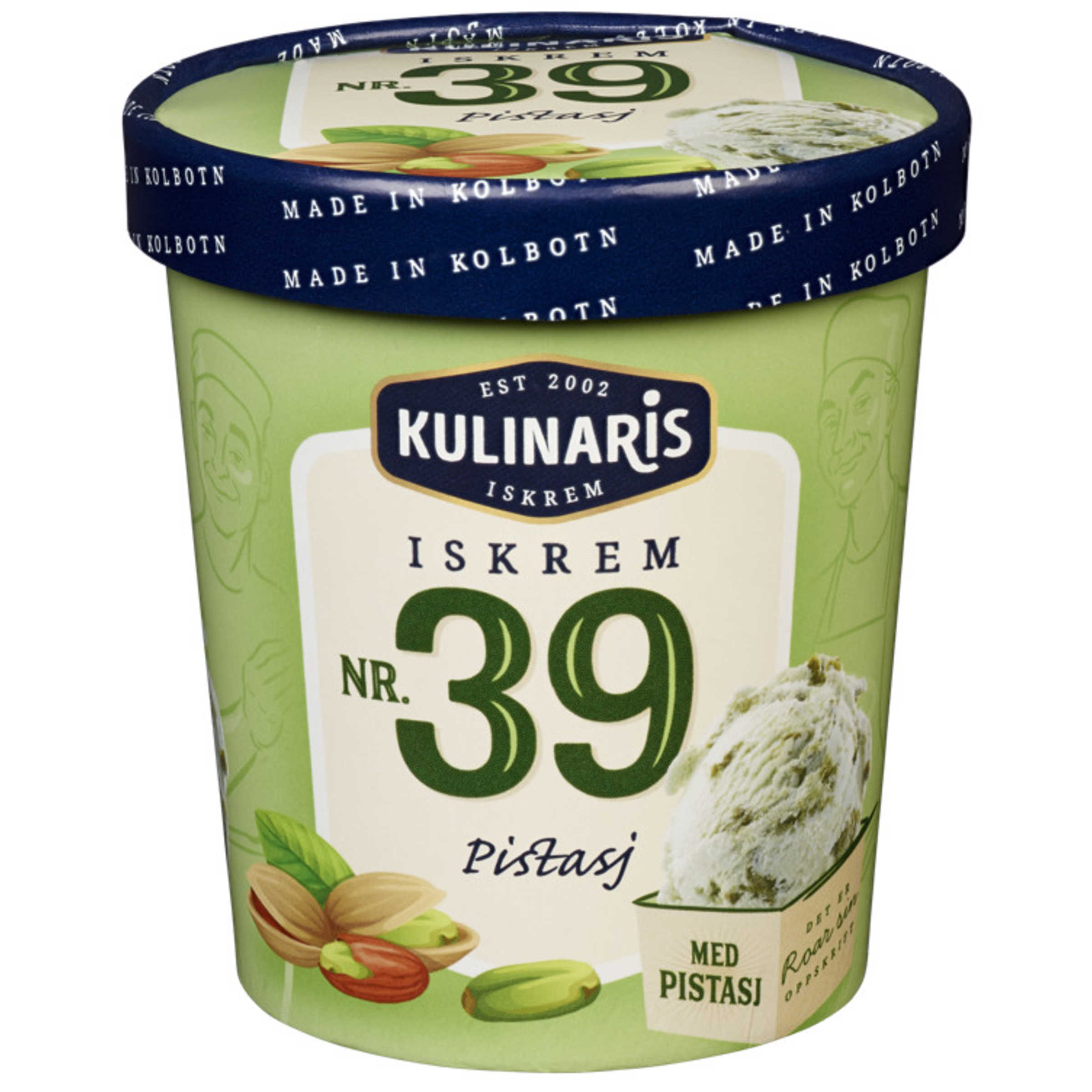 Kulinaris Iskrem - Pistasj 0,5l | Meny.no