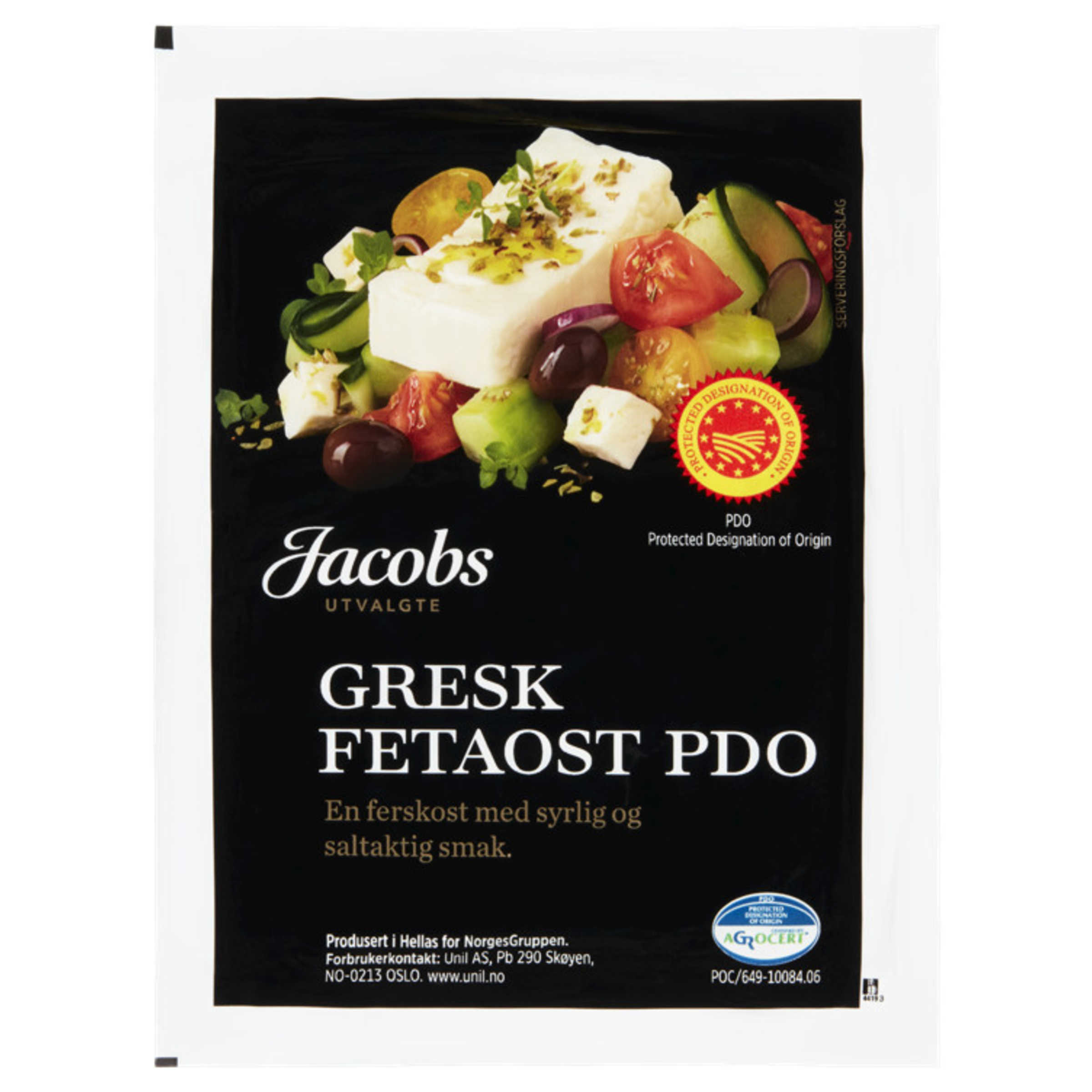 Fetaost Gresk - 150g Jacobs Utvalgte | Meny.no