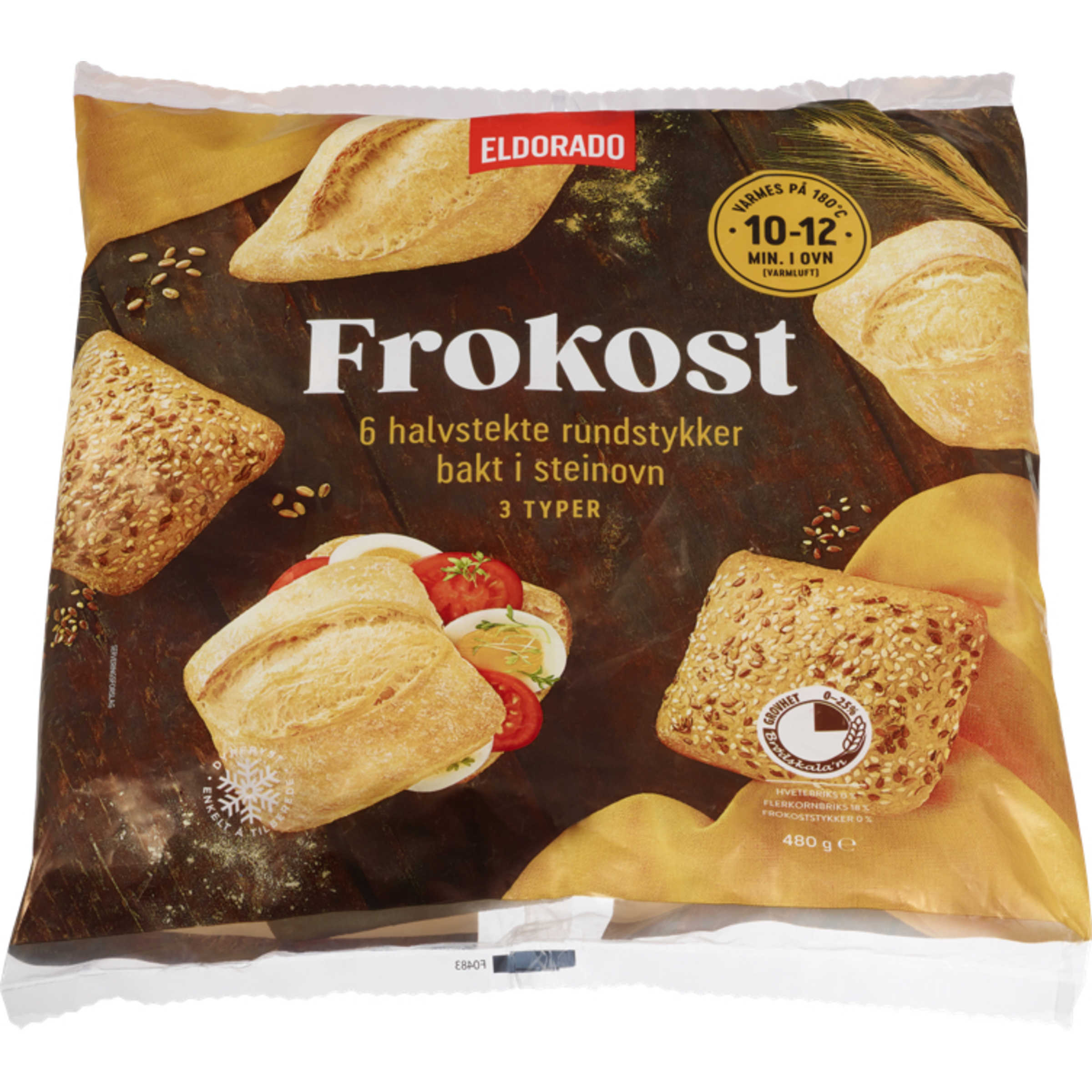 Rundstykker - Frokost 480g Eldorado | Meny.no