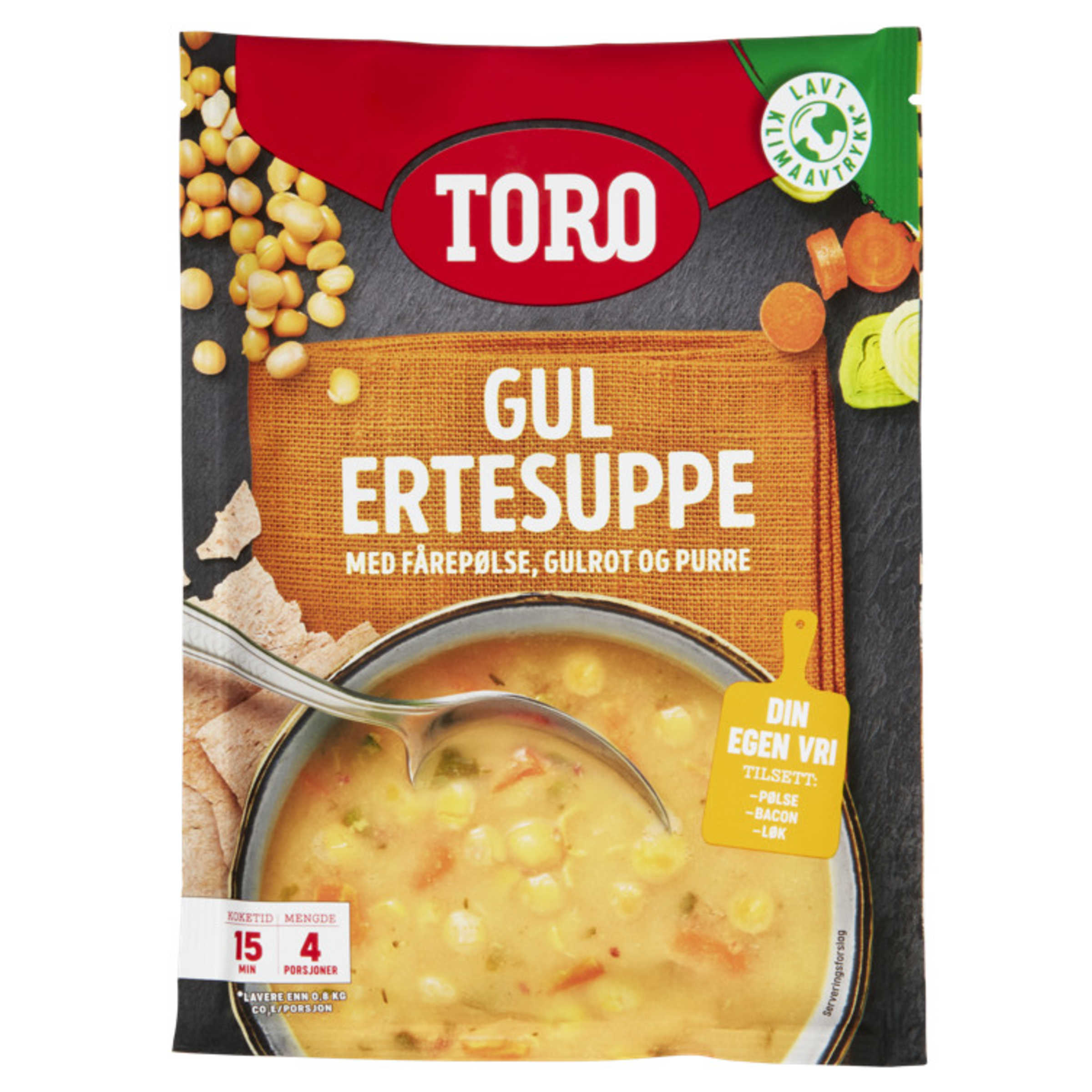 Ertesuppe Gul - 146g Toro | Meny.no