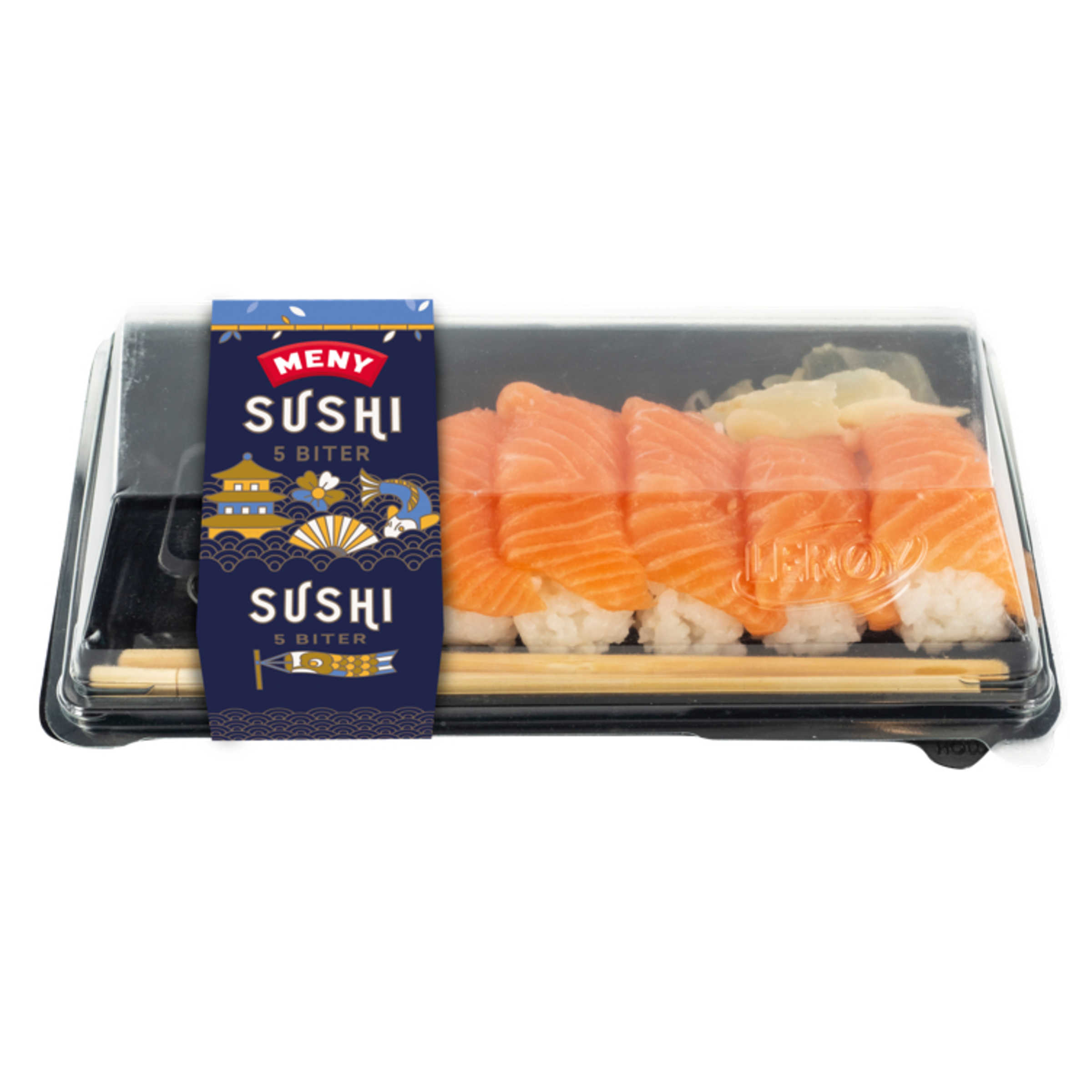 Sushi Laks Nigiri - 5 Biter 152g Meny | Meny.no