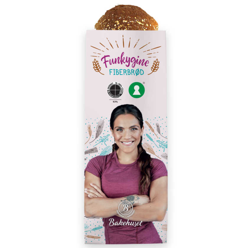 Fiberbrød - Funkygine 700g Bakehuset | Meny.no