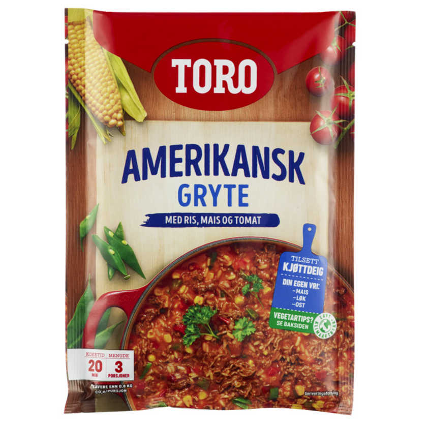 Amerikansk Gryte - 187g Toro | Meny.no