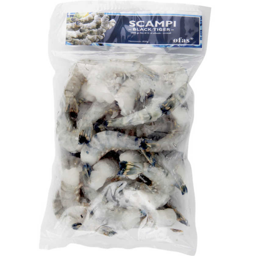 Scampi Rå 8/12 - 1kg Øfas | Meny.no