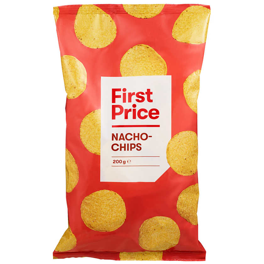 Nacho Chips - Salt 200g First Price | Meny.no