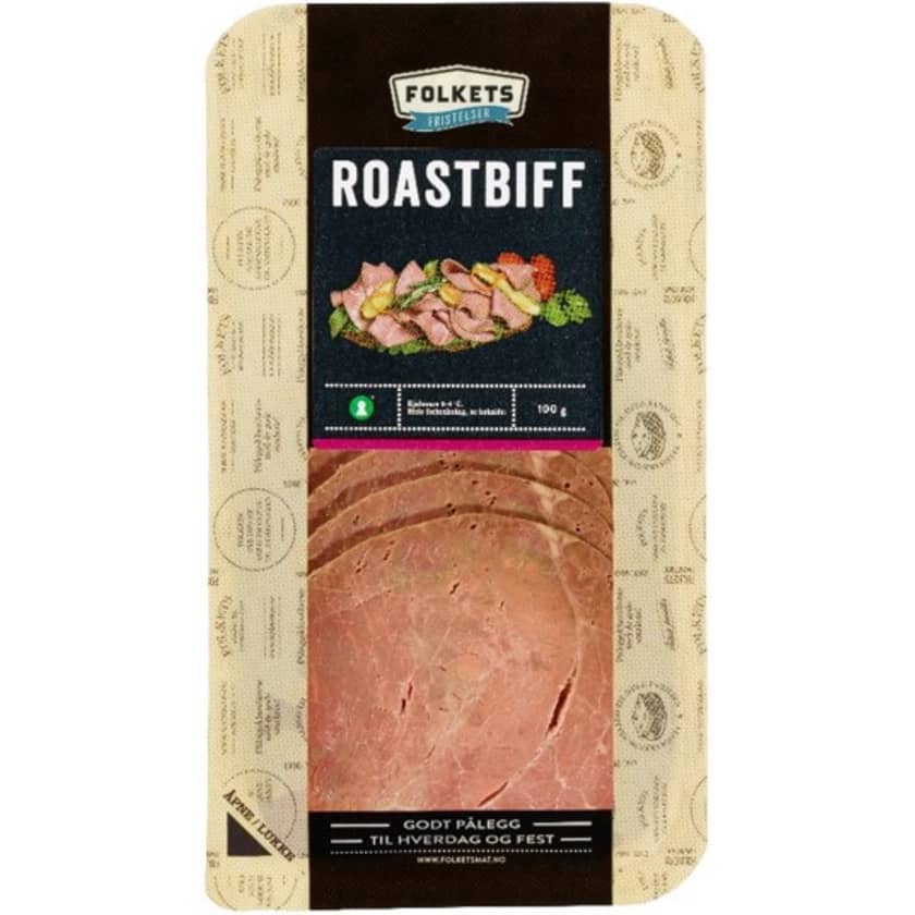 Roastbiff - 90g Folkets | Meny.no