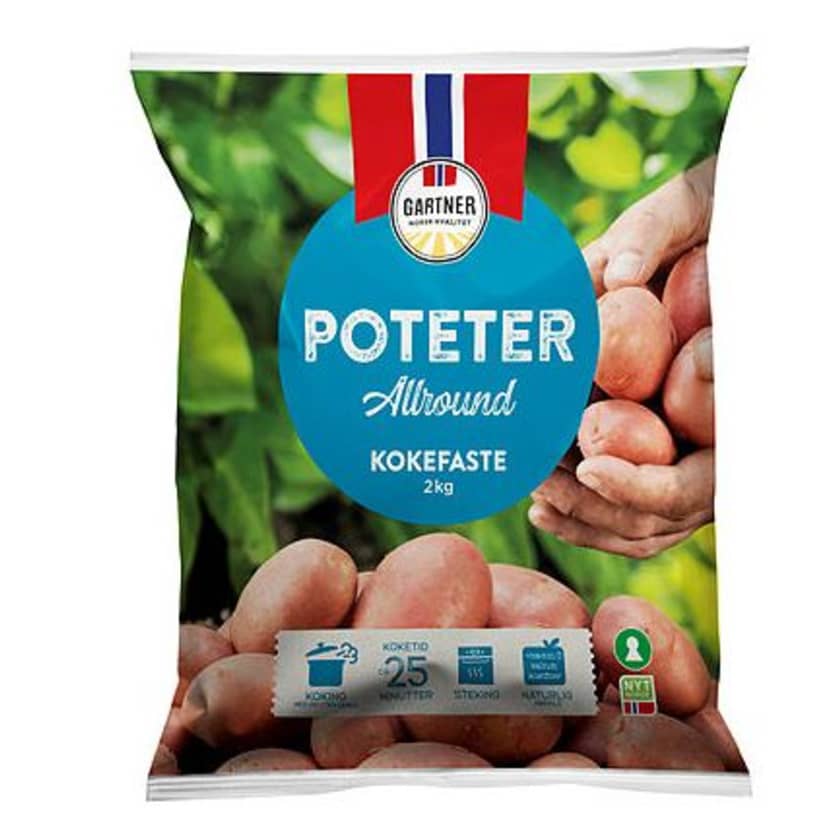 Potet - 2kg Allround | Meny.no