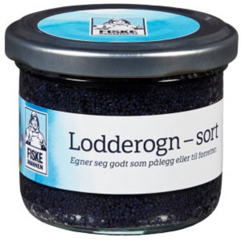 Lodderogn Sort - 100g Fiskemannen | Meny.no