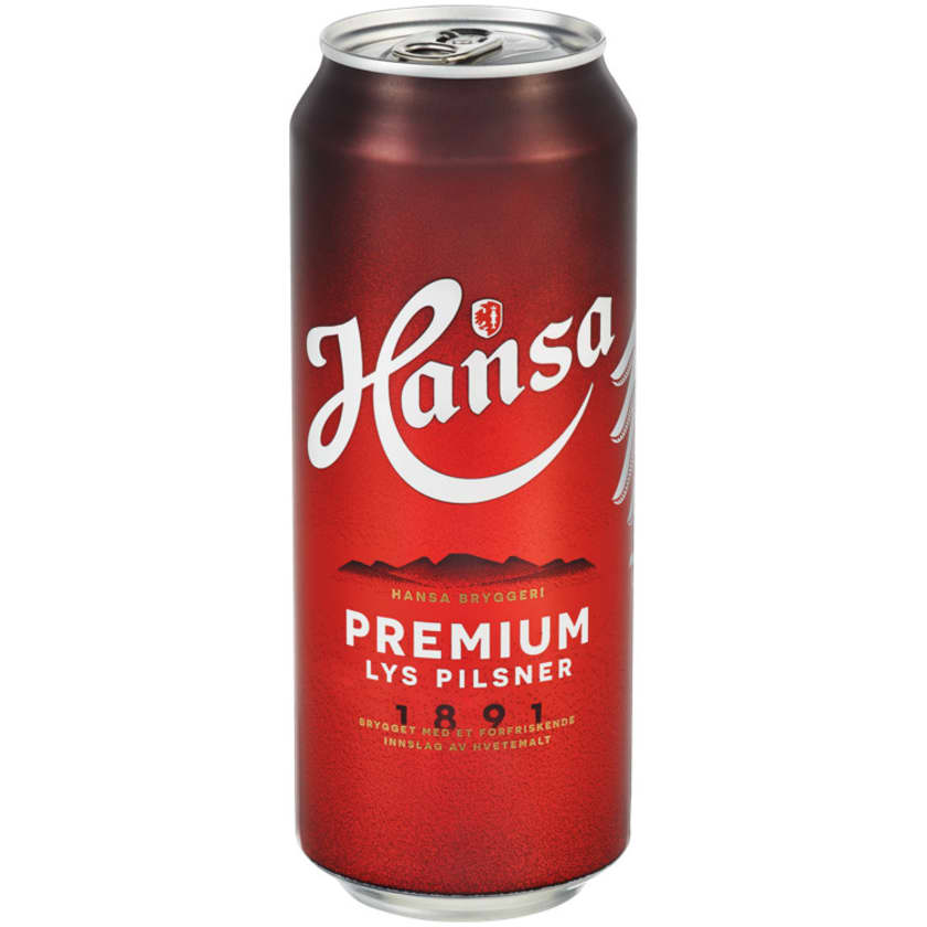 Hansa Premium - 0,5l boks | Meny.no