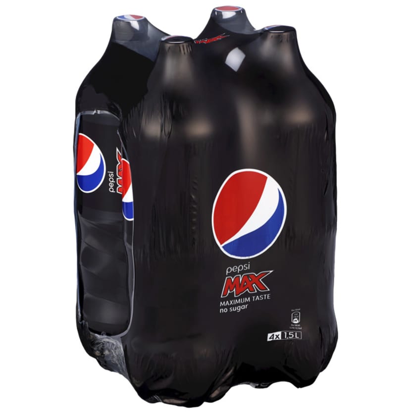 Pepsi Max - 1,5lx4 flaske | Meny.no
