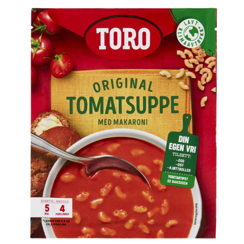 Tomatsuppe - m/Makaroni 119g Toro | Meny.no