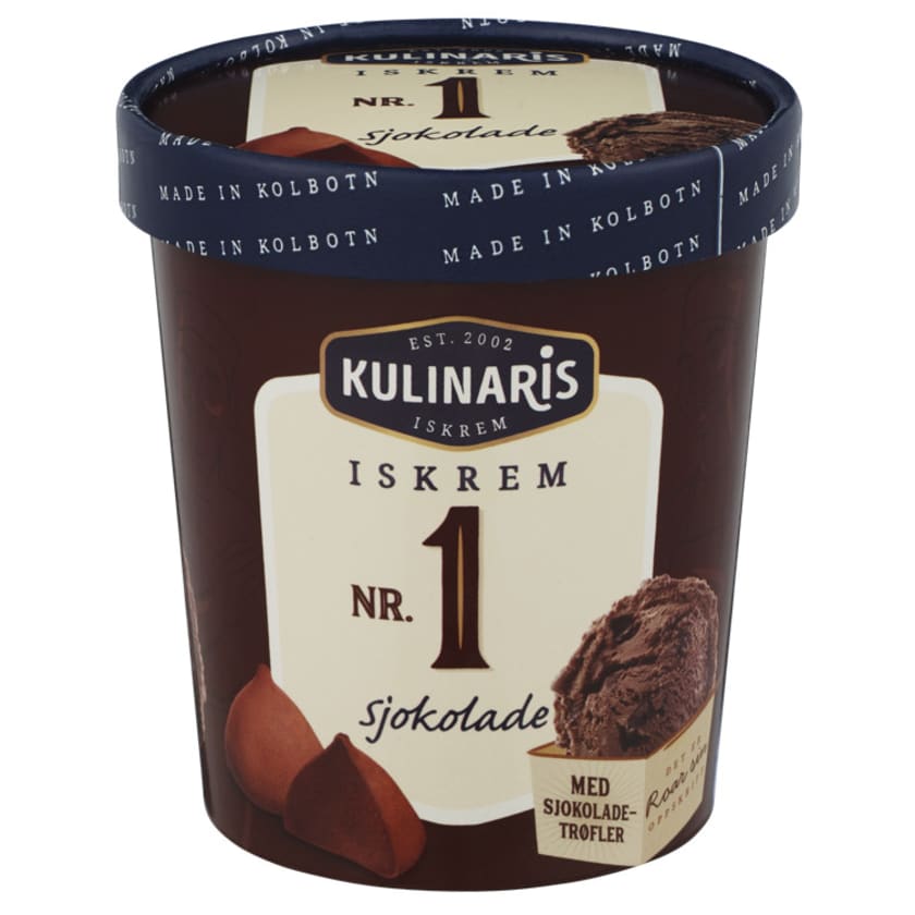 Kulinaris Iskrem - Sjokolade 0,5l | Meny.no