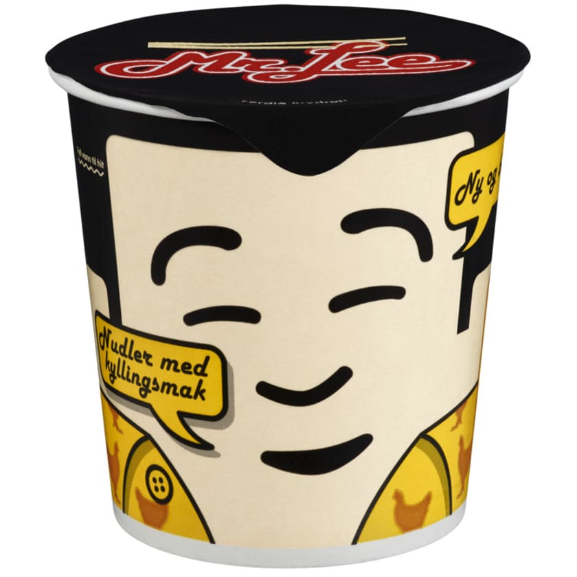 Nudler i Kopp - Kyllingsmak 65g Mr.Lee | Meny.no