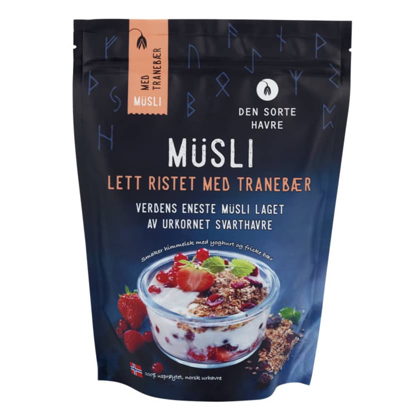 Musli - Lett Ristet m/Tranebær 400g | Meny.no