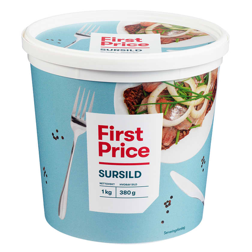 Sursild - 1kg First Price | Meny.no
