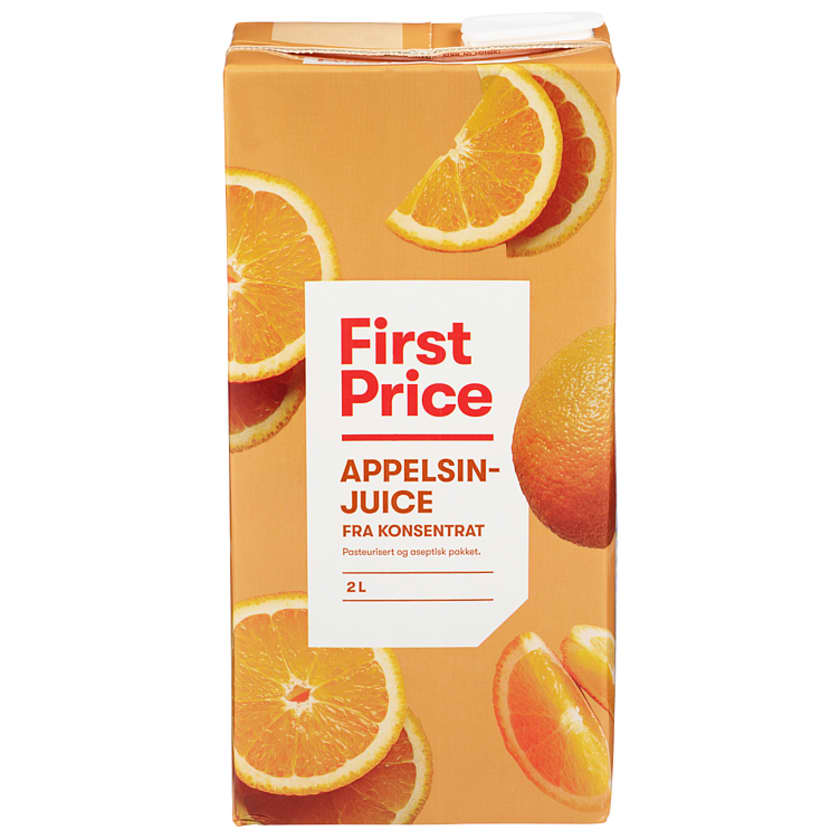 Appelsinjuice - 2l First Price | Meny.no