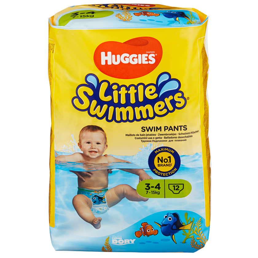 Little Swimmers - Nr 3-4 12stk Huggies | Meny.no