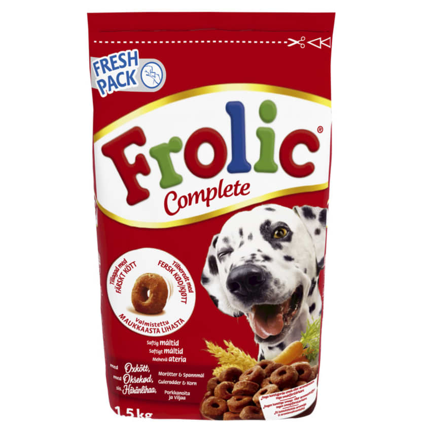 Frolic Tørrfor - 1,5kg | Meny.no