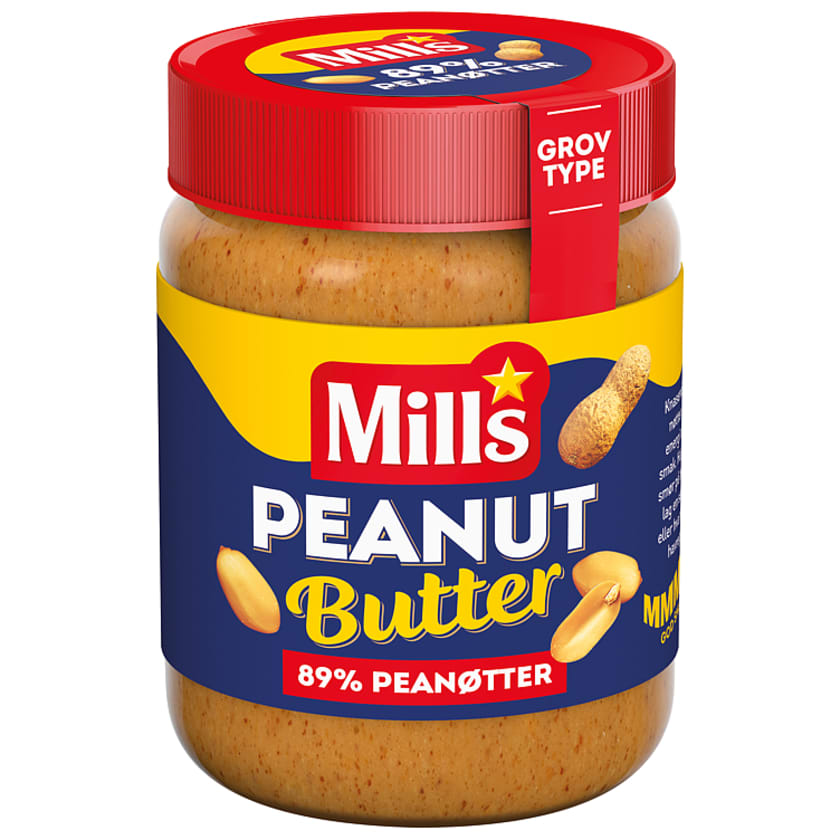Peanutbutter - 350g Mills | Meny.no