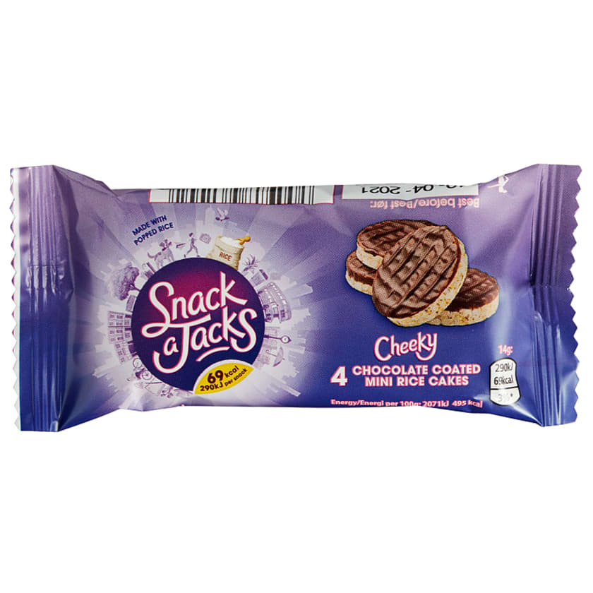 Snack A Jack - Mini Sjokolade 4stk | Meny.no