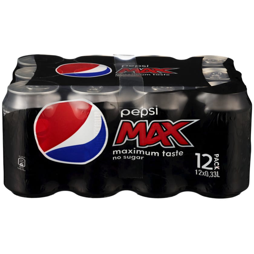 Pepsi Max - 0,33lx12 boks | Meny.no